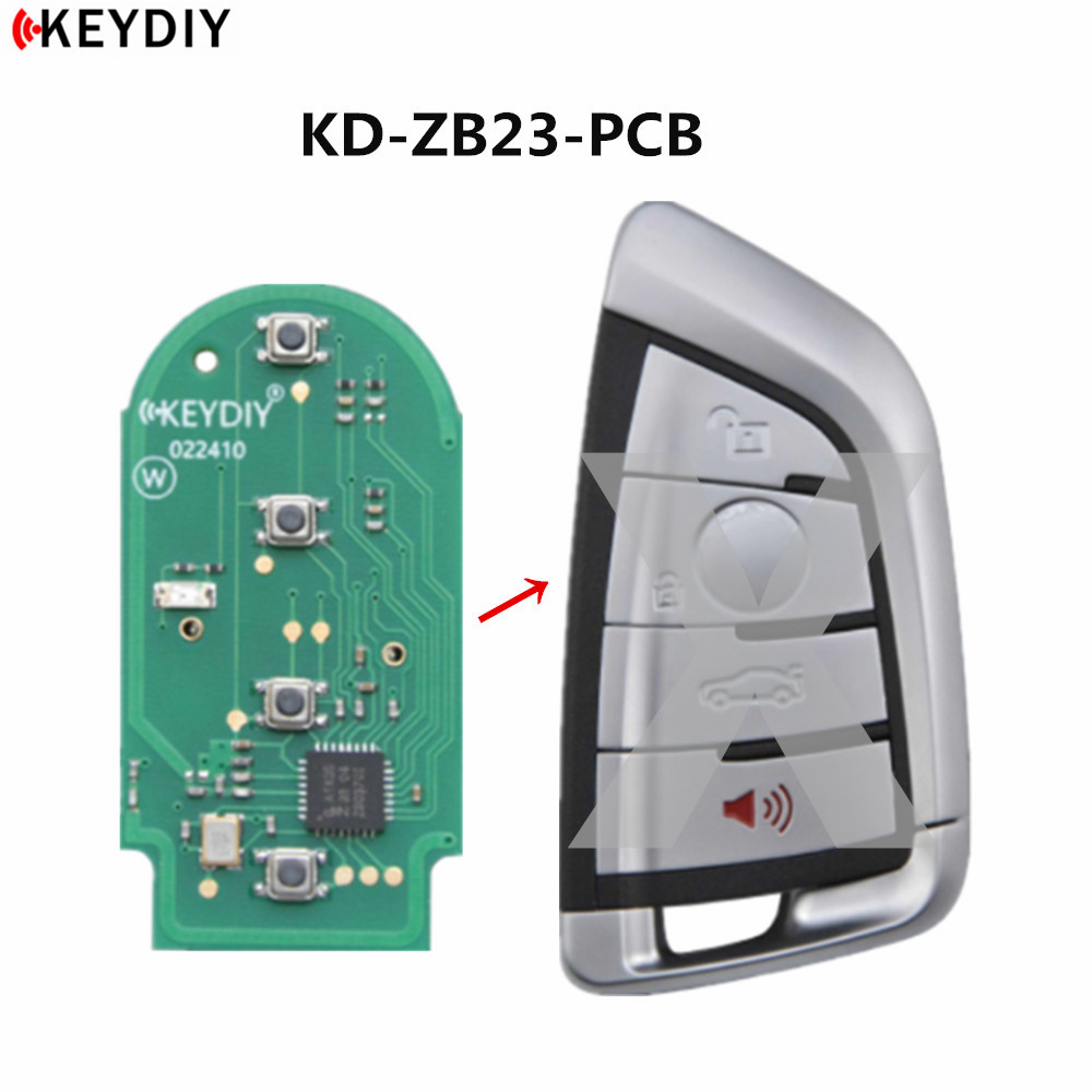 KEYDIY KD ZB23 PCB Smart Key ZB Series Remotes for Audi Style
