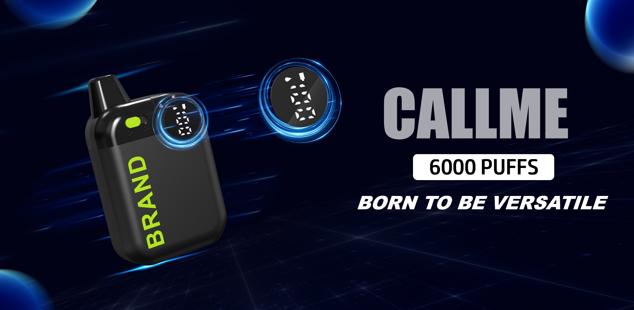 VEPATO CALLME 6000puffs disposable vape device with a smart LED display