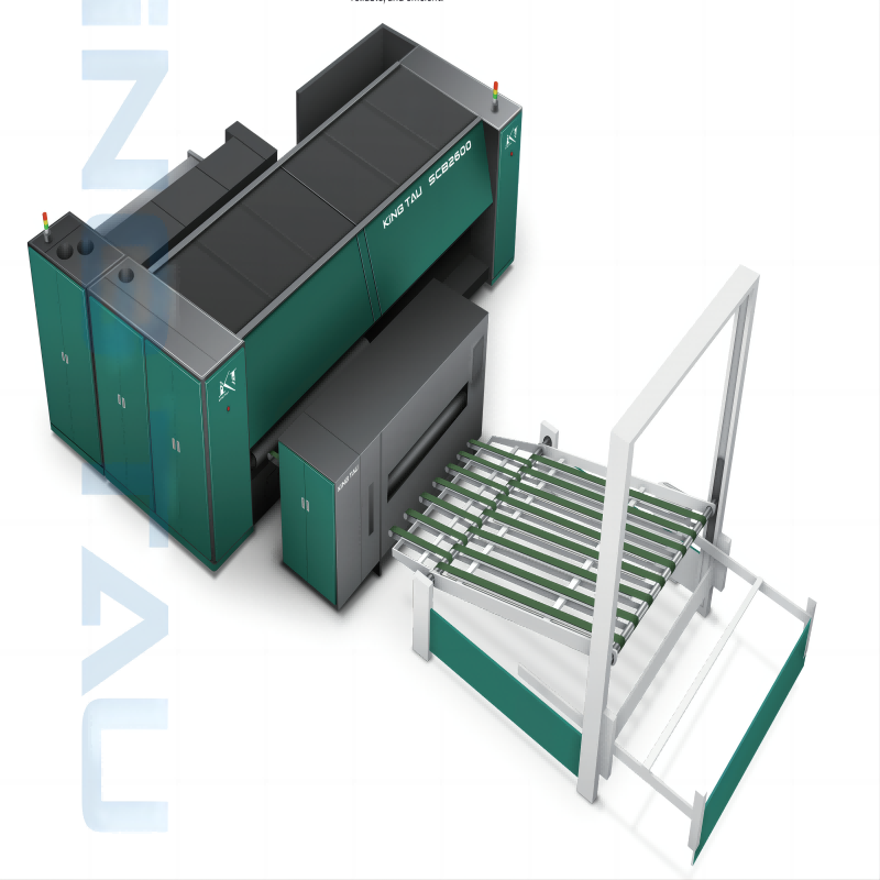 Digital Single-Pass corrugated paper printing machine SCB2600 ...