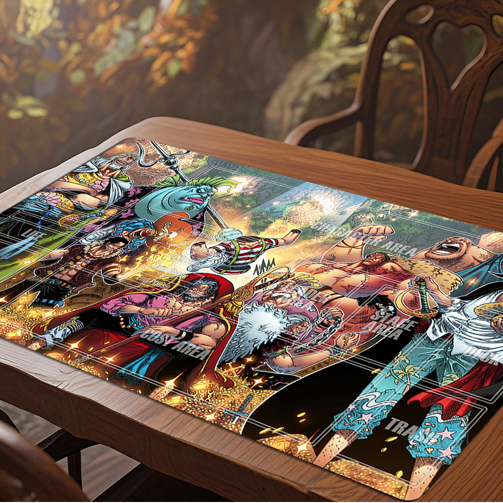 One Piece Playmat Trafalgar Law Trading Card Game Custom TCG game mat