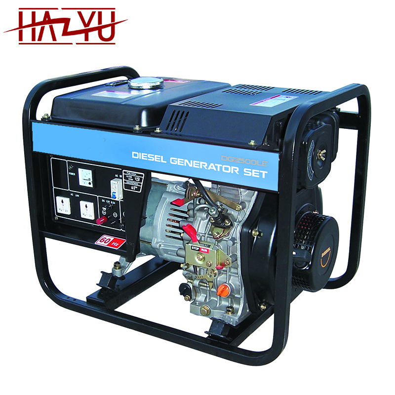 5.5kw power diesel generator set with good quality