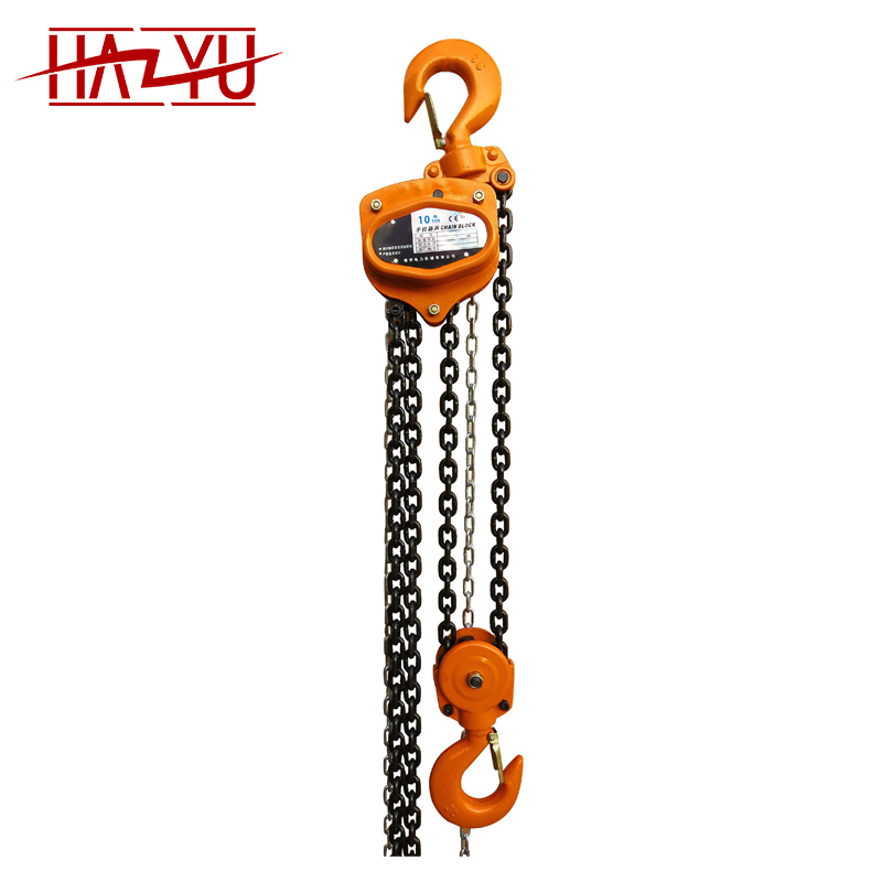 Rated Load Lifting Capacity 20 Ton Manual Chain Block Chain Hoist