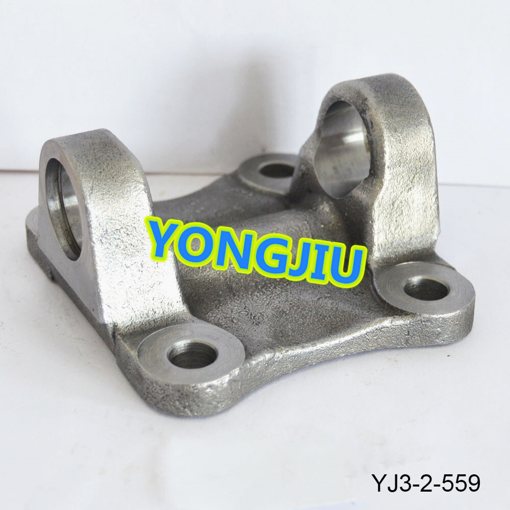 YJ3-2-559 Flange Yoke Square / Drive shaft Parts Flange yoke assembly ...