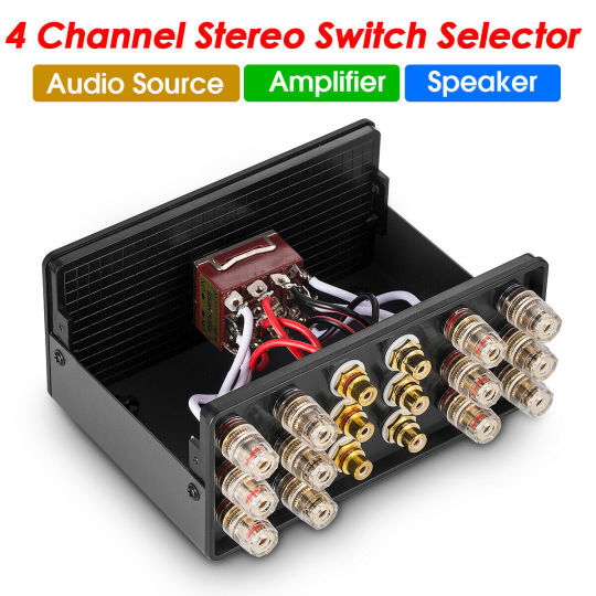 How to wire a speaker switch box