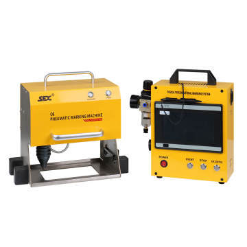 Pneumatic Marking Machine for dot marking, line marking, barcode ...