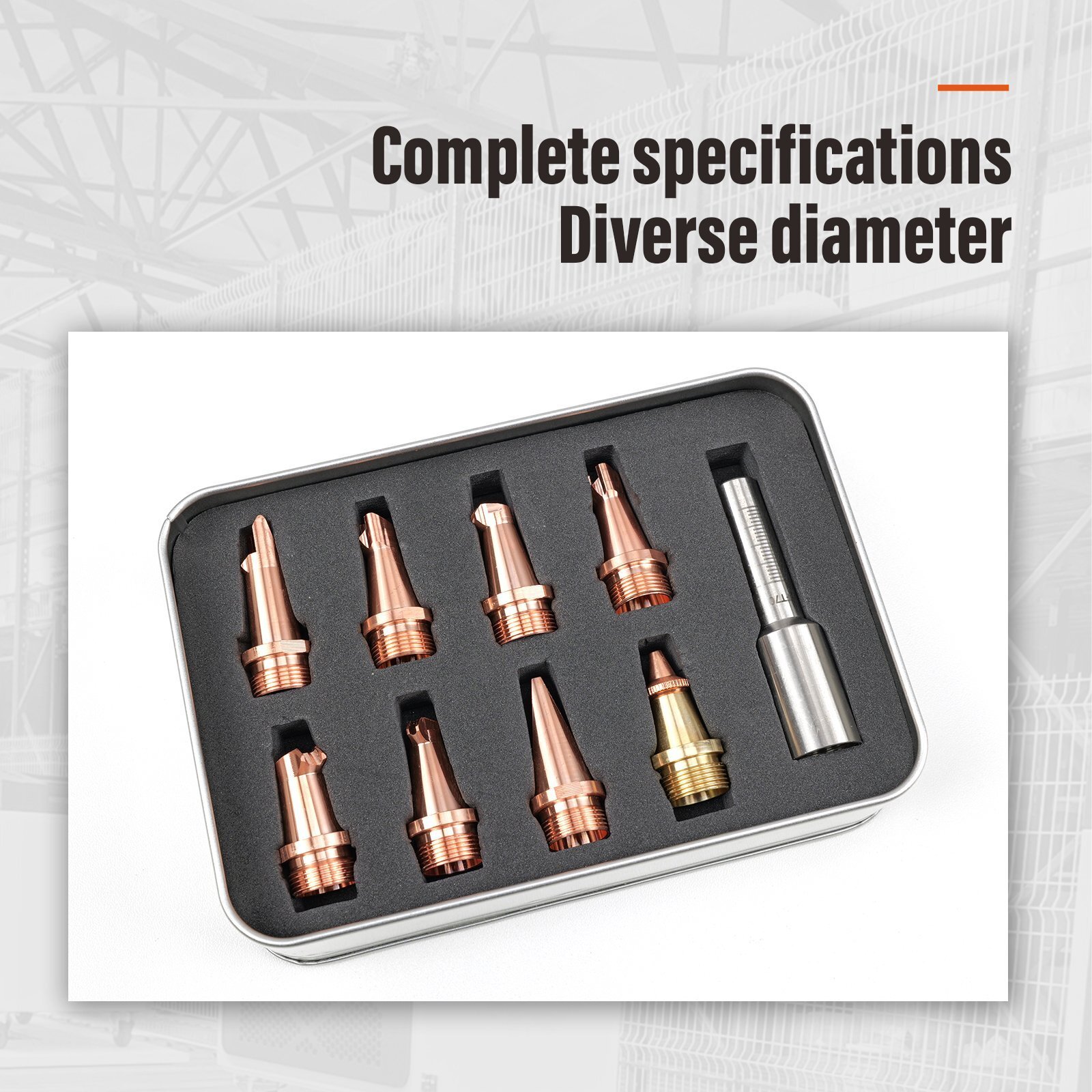 SFX Laser Welding Nozzle for Weld Head 9PCS as a Set AS-12, BS-16, CS ...