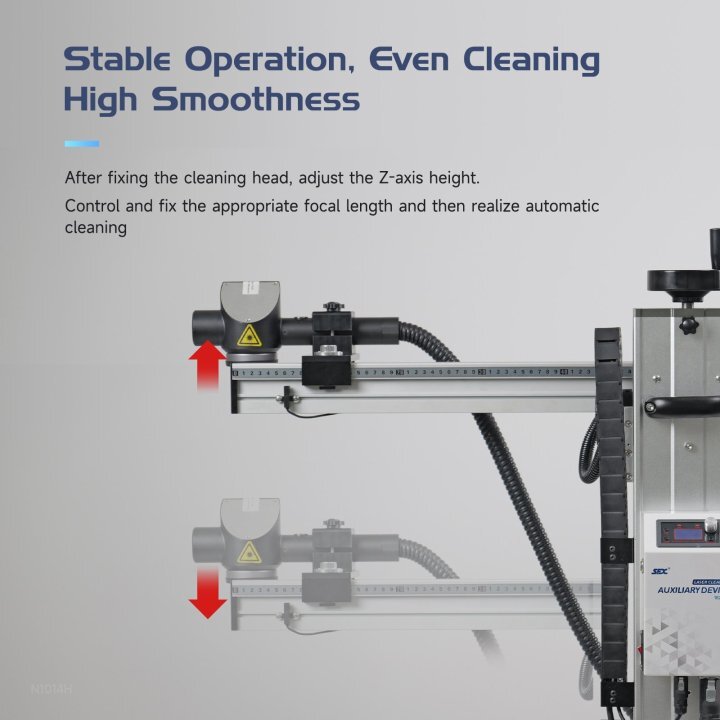 SFX Laser Cleaning Gun Head Clamping Device Hand Free for Stable and ...