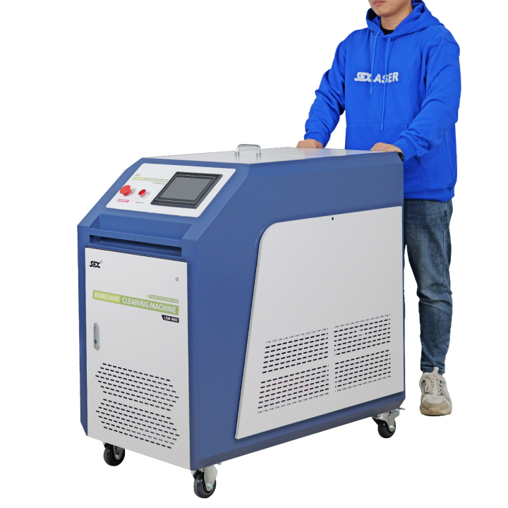 SFX laser cleaning machine for rust removal, paint stripping, coating ...