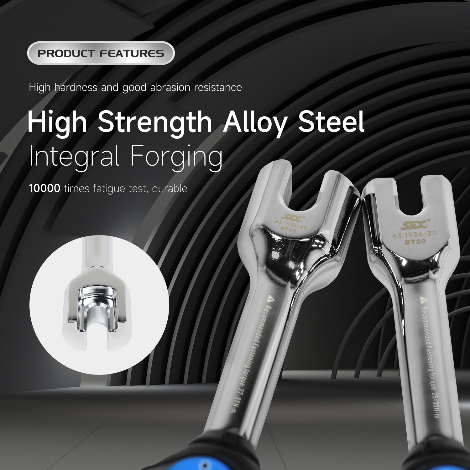 SFX Digital Torque Spanner Wrenches for BT40 Pull Studs Achieve High ...