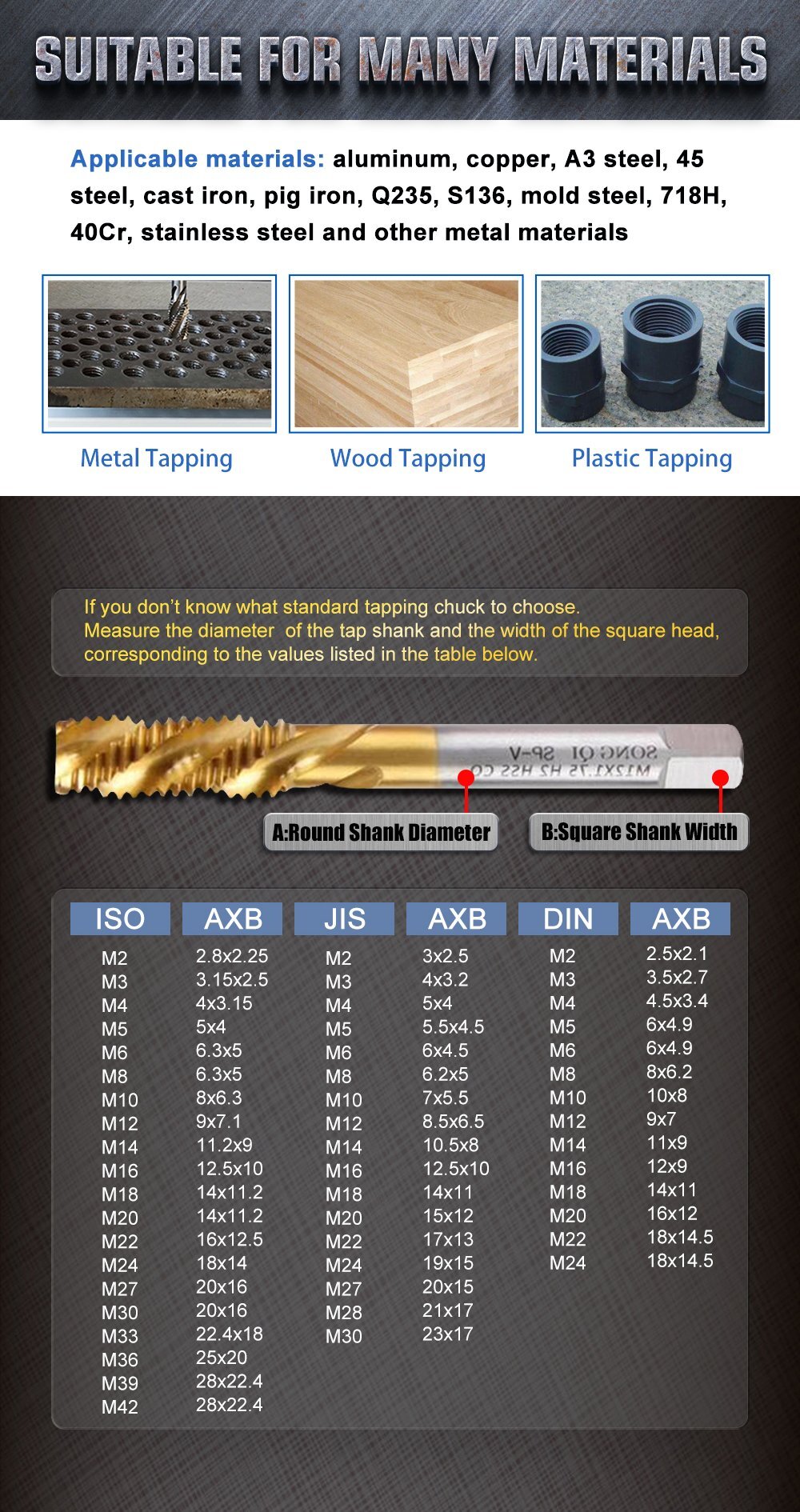 SFX-M36R Electric Tapping Machine Arm M6-M36 Universal Electric Tapper ...