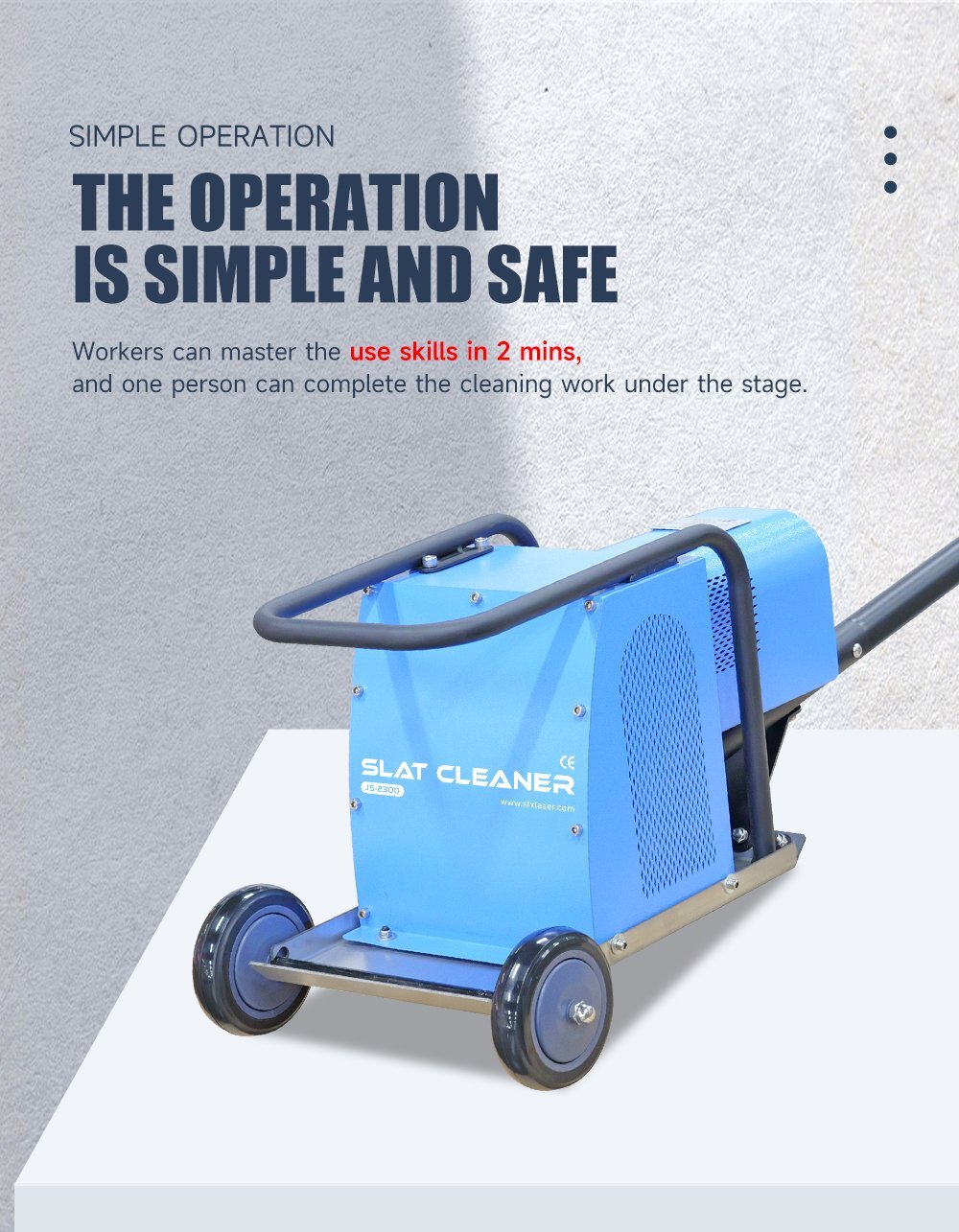 SFX Slag Hog Slat Cleaner For Laser Cutting Machine Clean Below 6000w