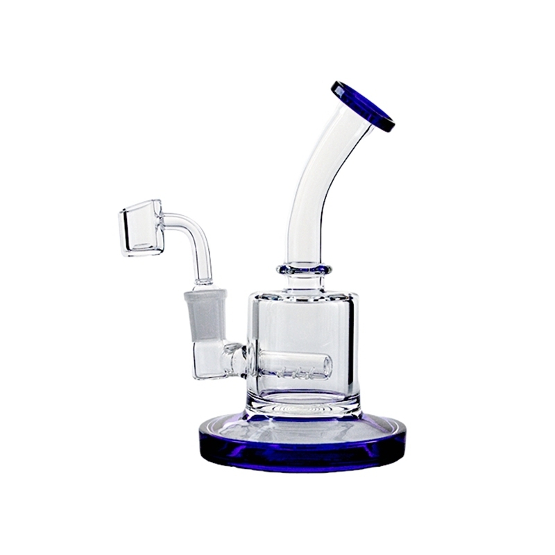 Cartoon Rick And Morty Mini Glass Beaker Bong Cheap Small Dab Rig Water ...