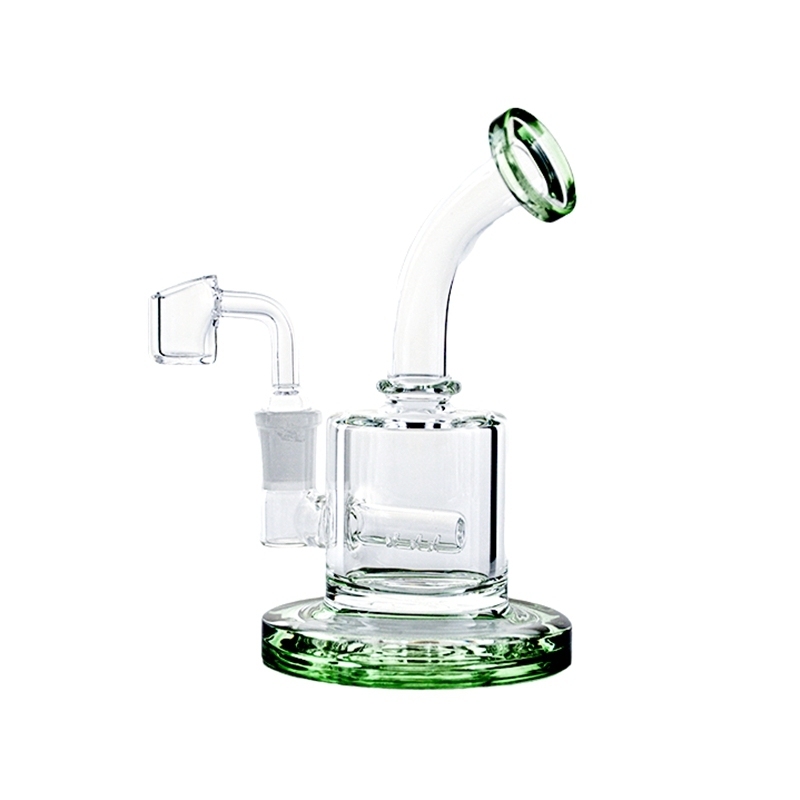 Cartoon Rick And Morty Mini Glass Beaker Bong Cheap Small Dab Rig Water ...