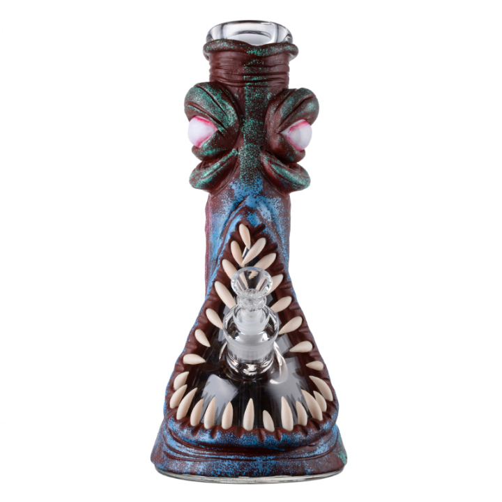 Funny Themed Monster Halloween Bong Big Glass Beaker Water Pipes W/ Ice ...