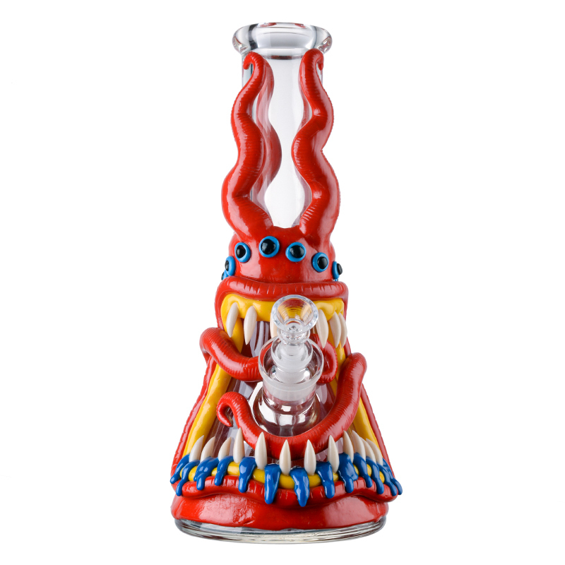 Funny Themed Monster Halloween Bong Big Glass Beaker Water Pipes W/ Ice ...