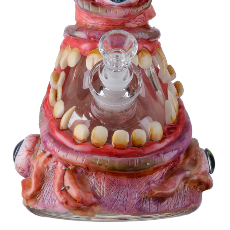 Funny Themed Monster Halloween Bong Big Glass Beaker Water Pipes W/ Ice ...