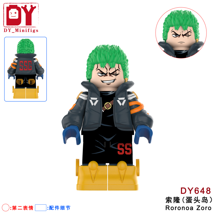 Anime Cartoon Bricks Pieces Vinsmoke Reiju Sanji Ace Mini Puzzle ...