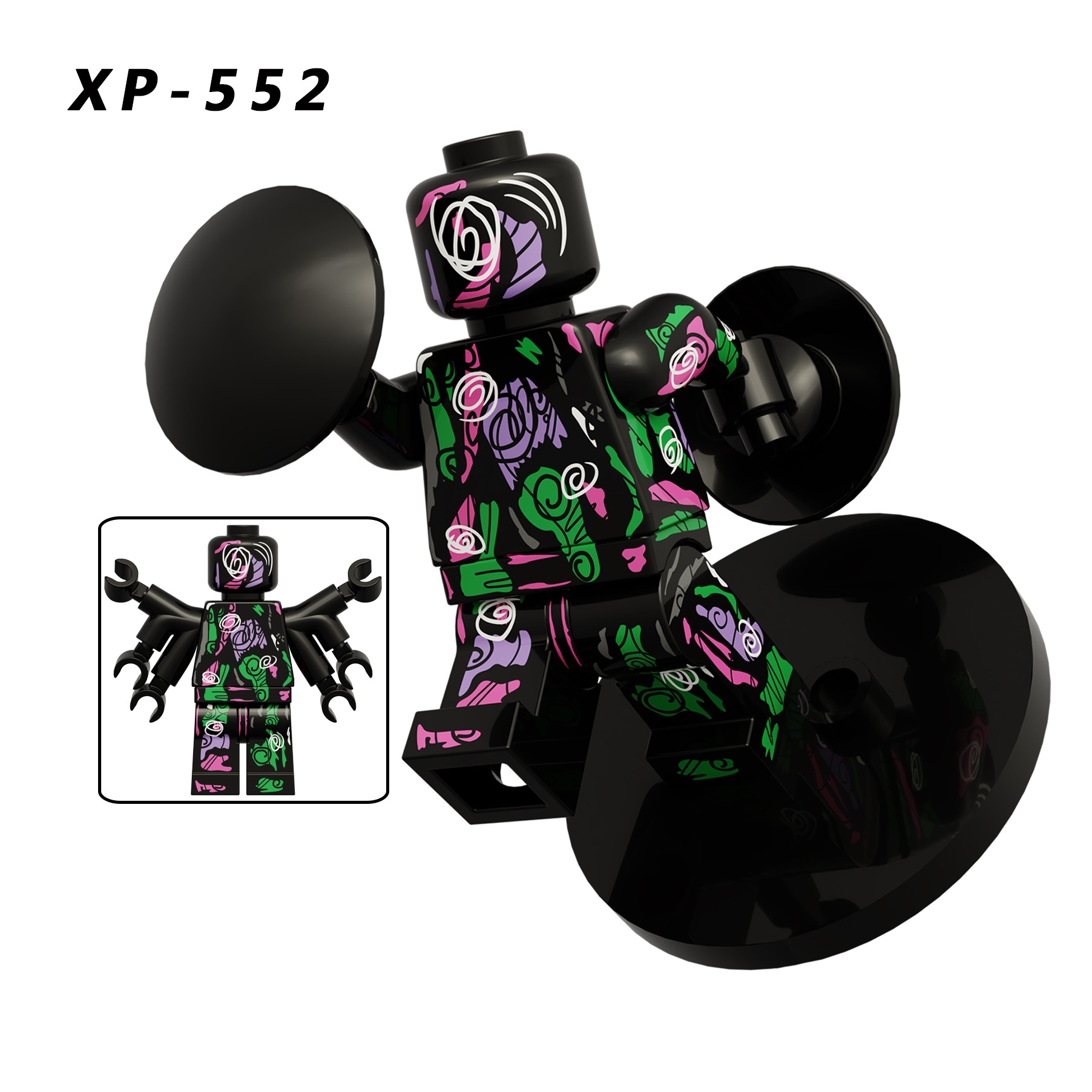 KF1557 KF1558 KF6152 Big King Shark 7CM Movie Series Building Blocks ...