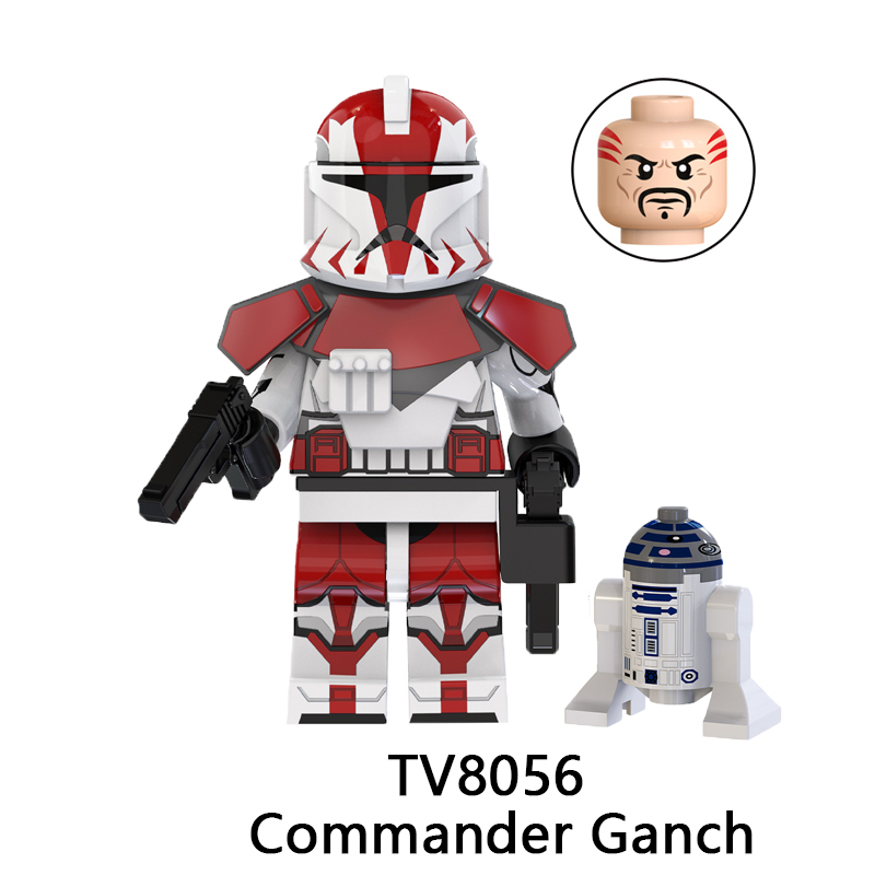TV6108 SW Wars Model Commander Fox Ganch Bomb Clone Trooper Shadow Mini ...