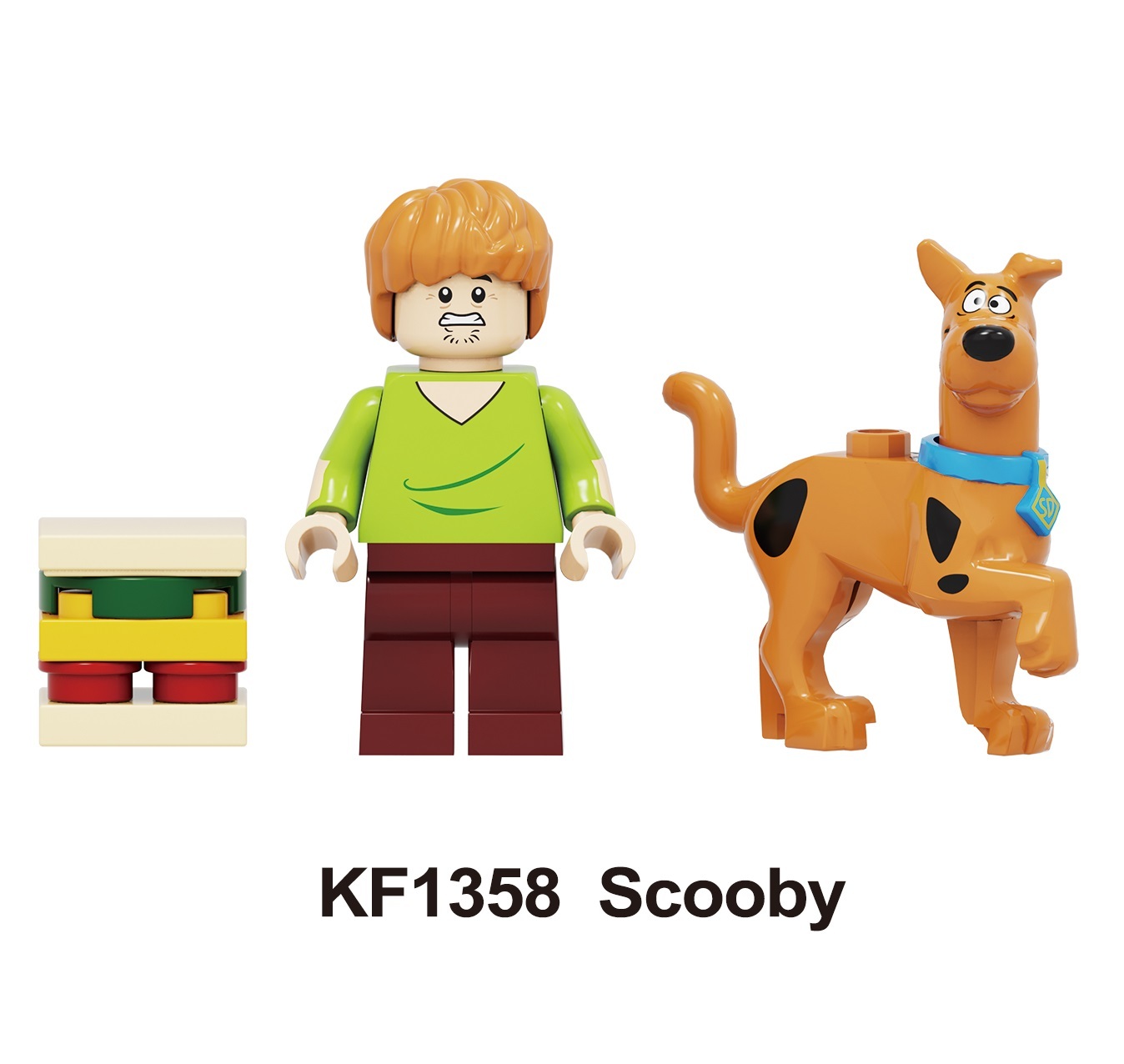 KF1557 KF1558 KF6152 Big King Shark 7CM Movie Series Building Blocks ...