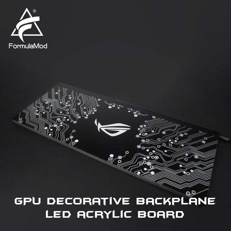 FormulaMod Fm-DB, Gpu Decorative Backplate, With 5v 3pin Lighting LED ...