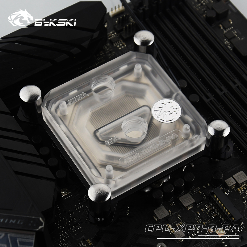 Bykski CPU-XPR-B-PA-V2 Frosted Acrylic CPU Block For Intel Lga115x/2011 ...
