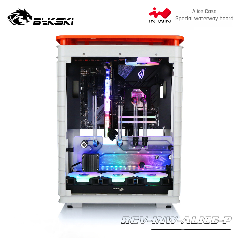 Bykski RGV-INW-Alice-P Waterway Boards For In Win Alice Case RBW 5V ...