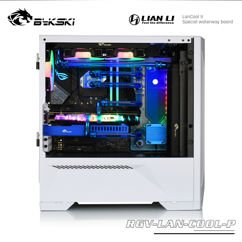 Bykski RGV-LAN-COOL-P Waterway Boards For Lian Li LANCOOL II Case RBW ...