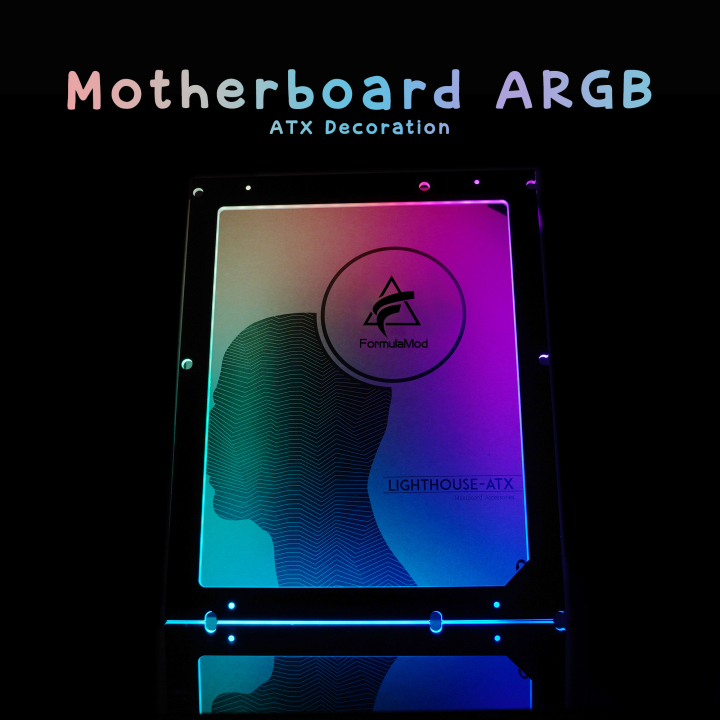 FormulaMod Lightinghouse ATX Motherboard Lighting Back Plate 5v 3Pin A ...