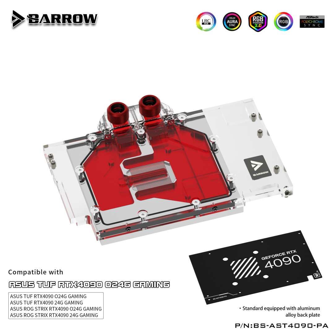 Barrow BS-AST4090-PA | GPU Water Block | Custom Loop