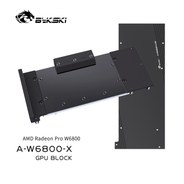 Bykski A-W6800-X Radeon Pro W6800 Water Block