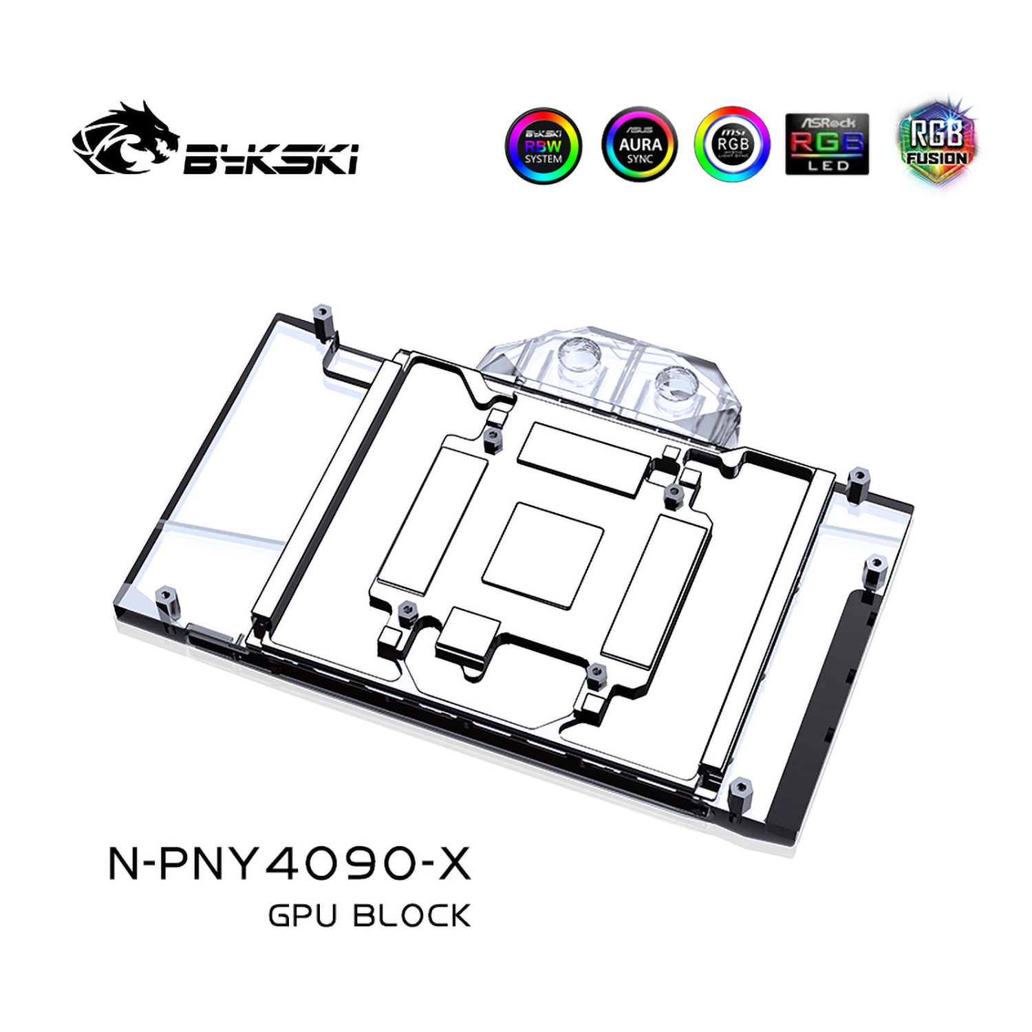 Bykski GPU Water Block For PNY RTX 4090 24GB XLR8 Gaming Bykski GPU Water Block For PNY RTX 4090 24GB XLR8 Gaming