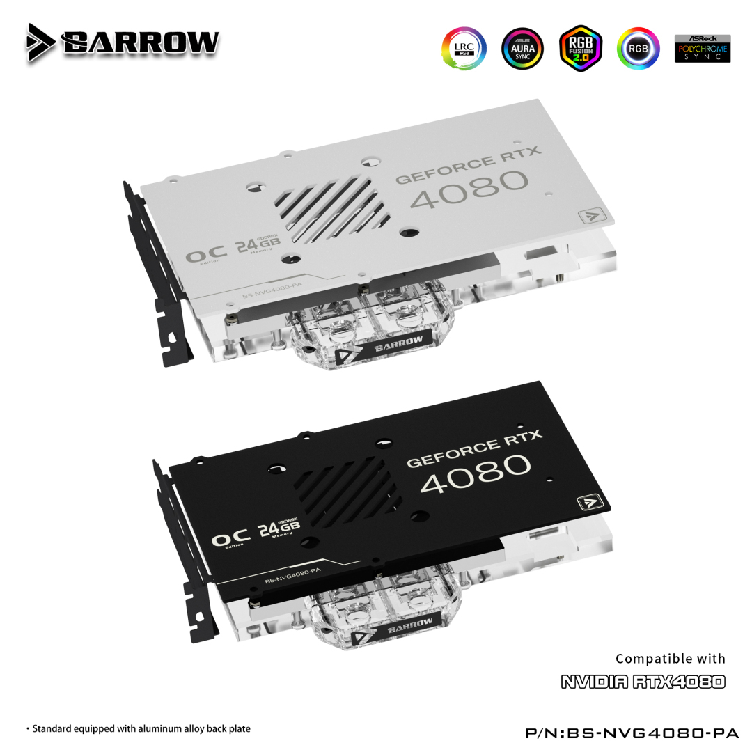 Barrow BS-NVG4080-PA RTX 4080 / 4080 Super FE Block