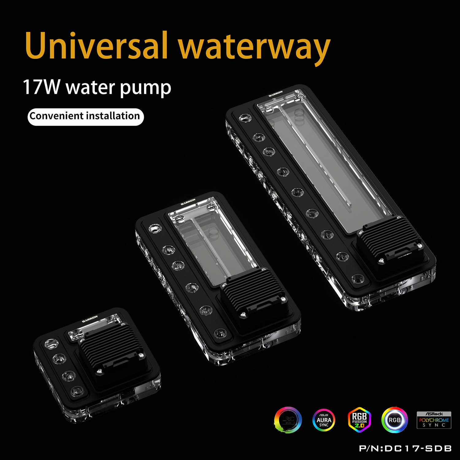 Universal Type Distro Plate GPU Waterblock – PC Gaming & AI Server ...