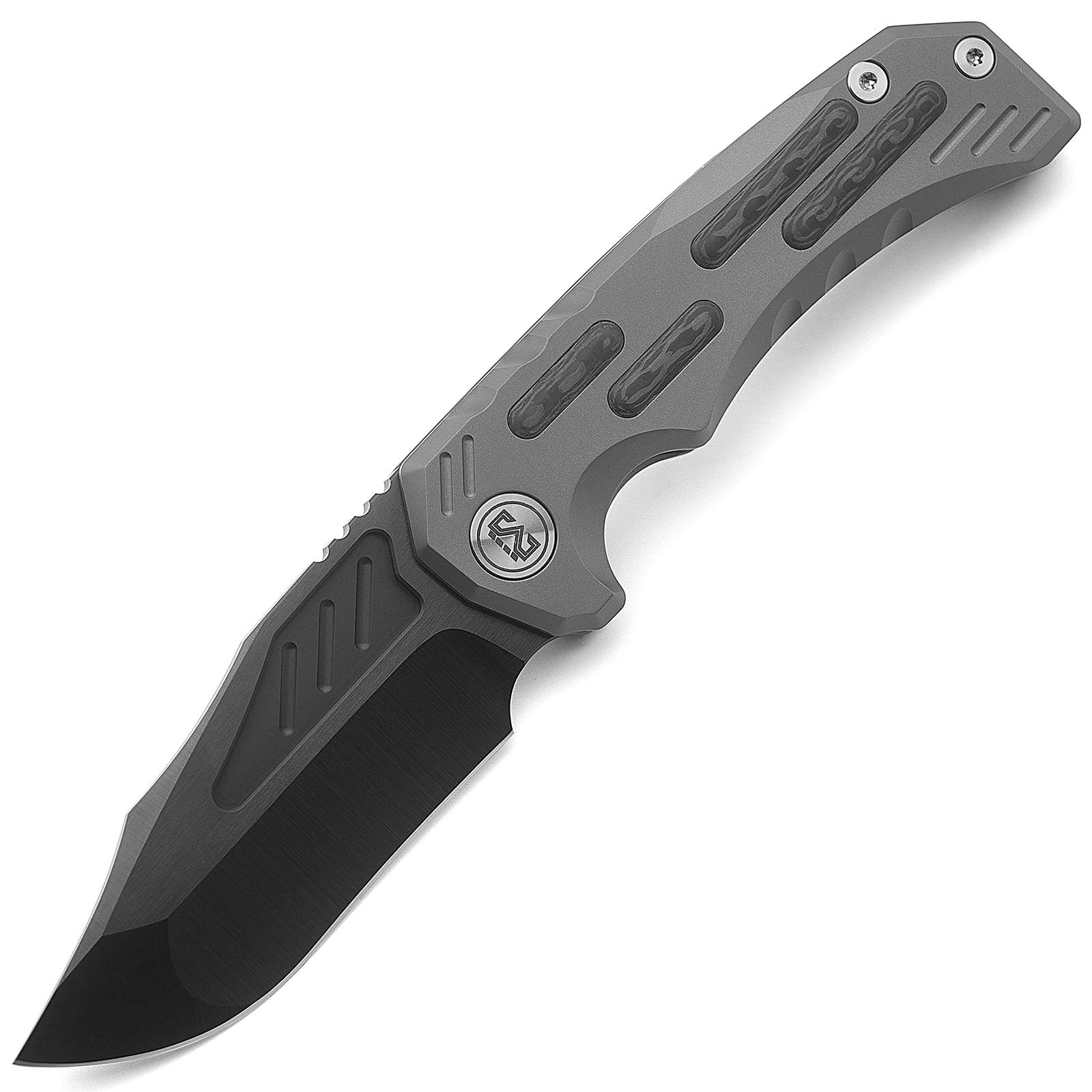 M Miguron Knives Malory Flipper Folding Knife 3.5" Satin 14C28N Blade ...