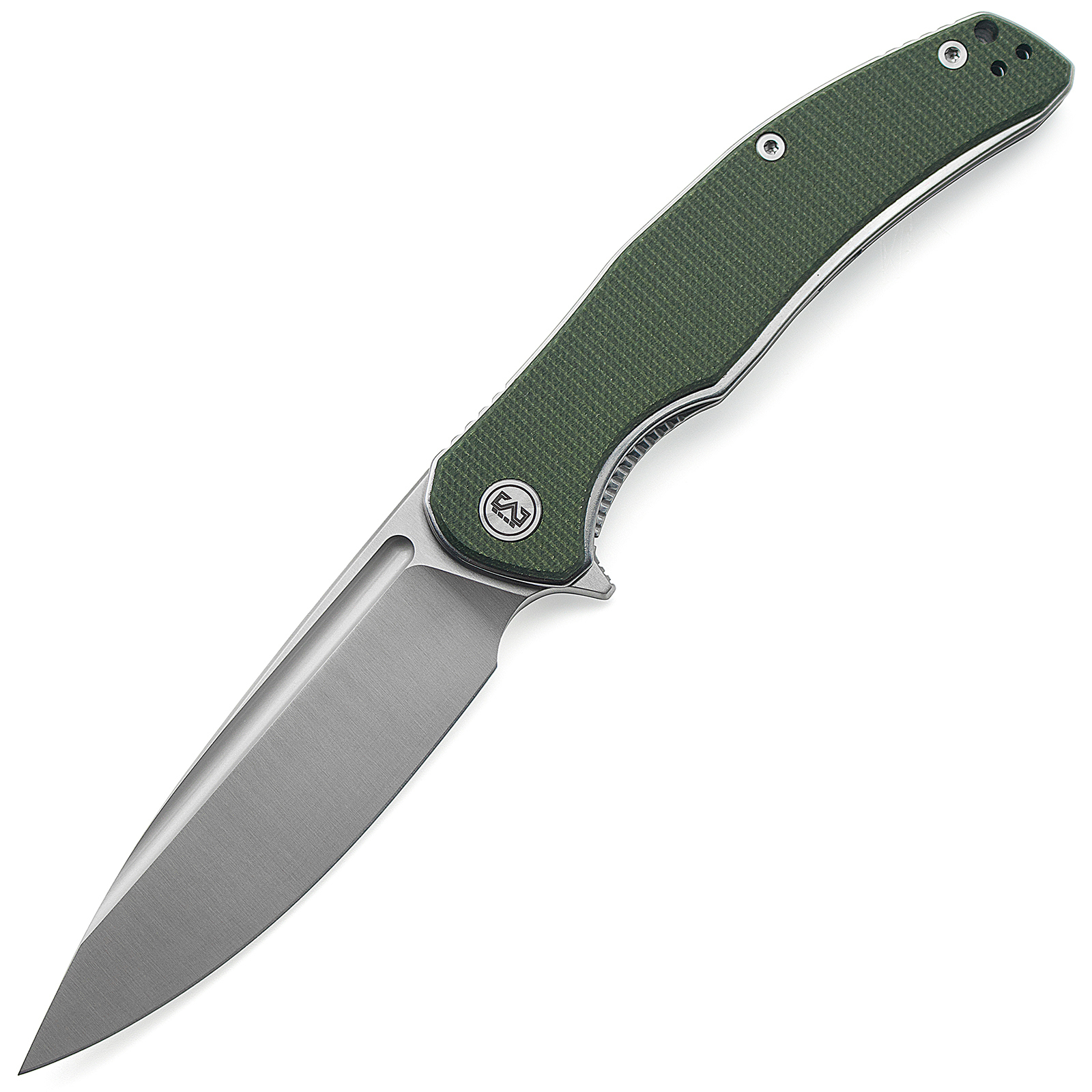 M Miguron Knives Malory Flipper Folding Knife 3.5" Satin 14C28N Blade ...