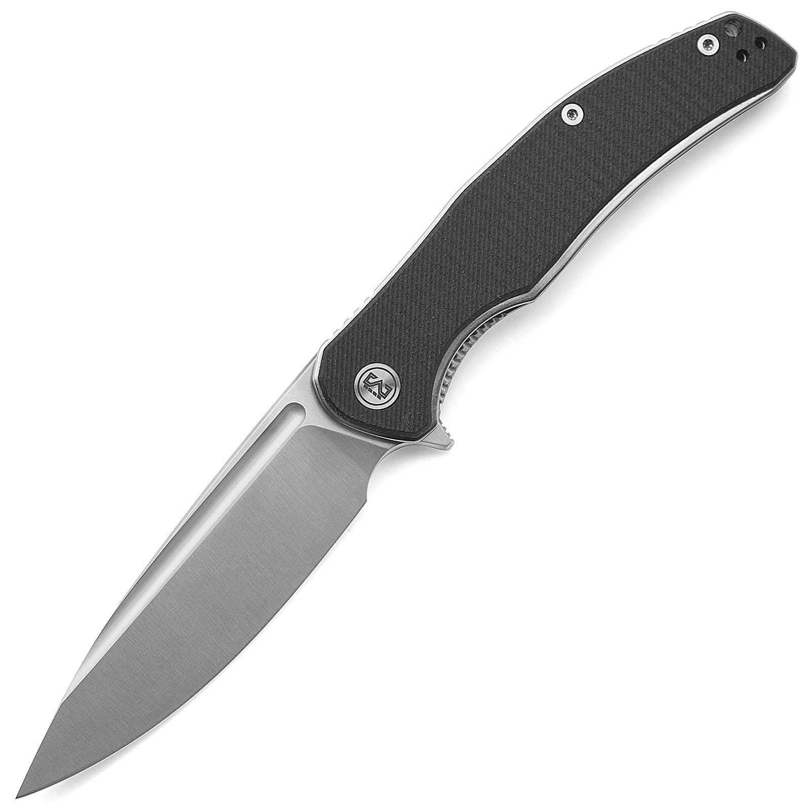 M Miguron Knives Malory Flipper Folding Knife 3.5" Satin 14C28N Blade ...