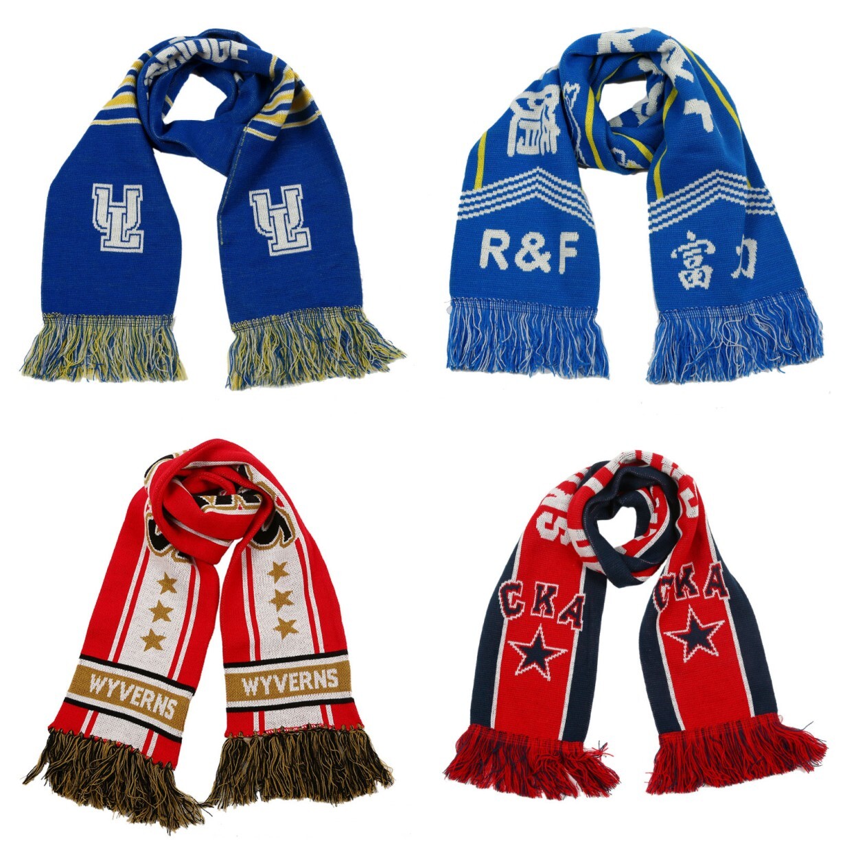 Custom Knitted Football Fans Scarf