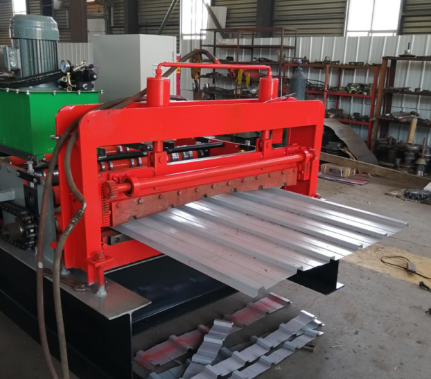 PPGI Corrugated Color coated steel tile press making machine-Tianfuchenglai