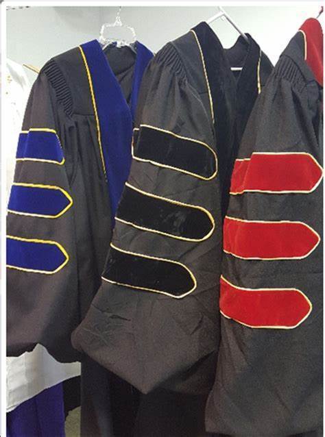 wholesale only Doctoral Graduation Gown/PHD Gown/doctoral