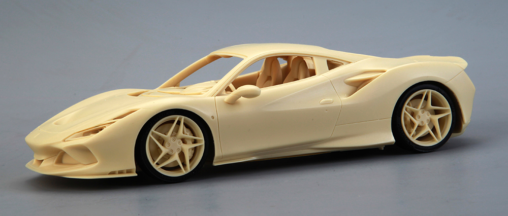 1/24 Scale Model Car Kit Ferrari F8 Tributo Building by Alpha Model ...