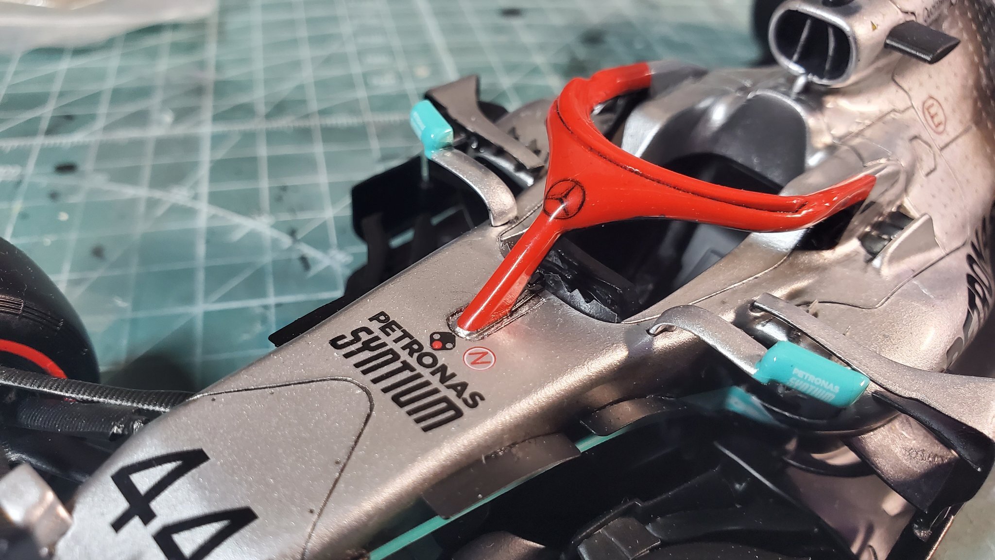 1/20 Scale Model Car Kit Mercedes AMG F1 W10 Building by Alpha Model ...