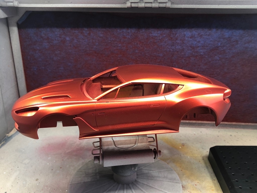 1/24 Scale Model Car Kit Aston Martin Vanquish Zagato Building by Alpha ...