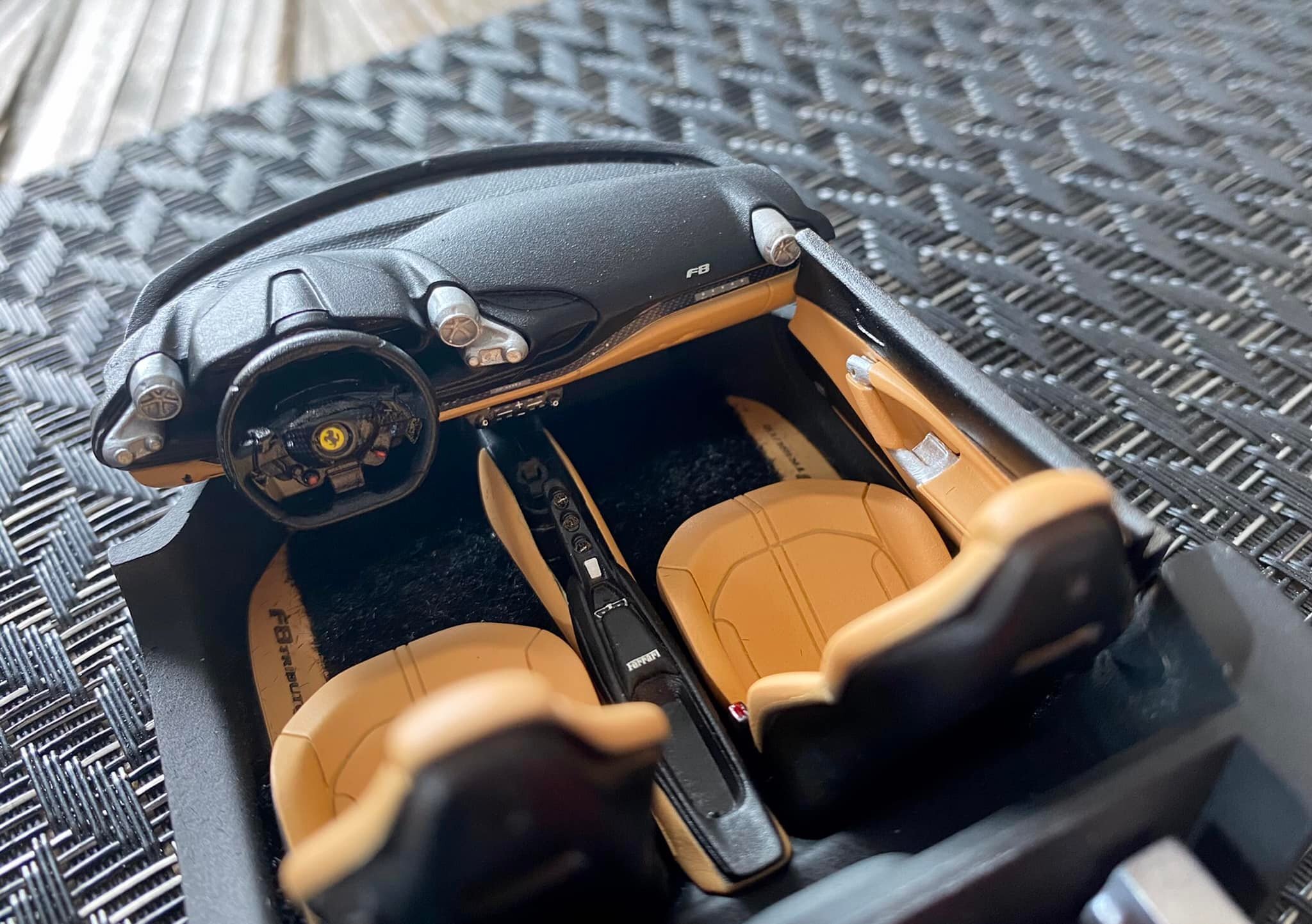 1/24 Scale Model Car Kit Ferrari F8 Tributo Building by Alpha Model ...
