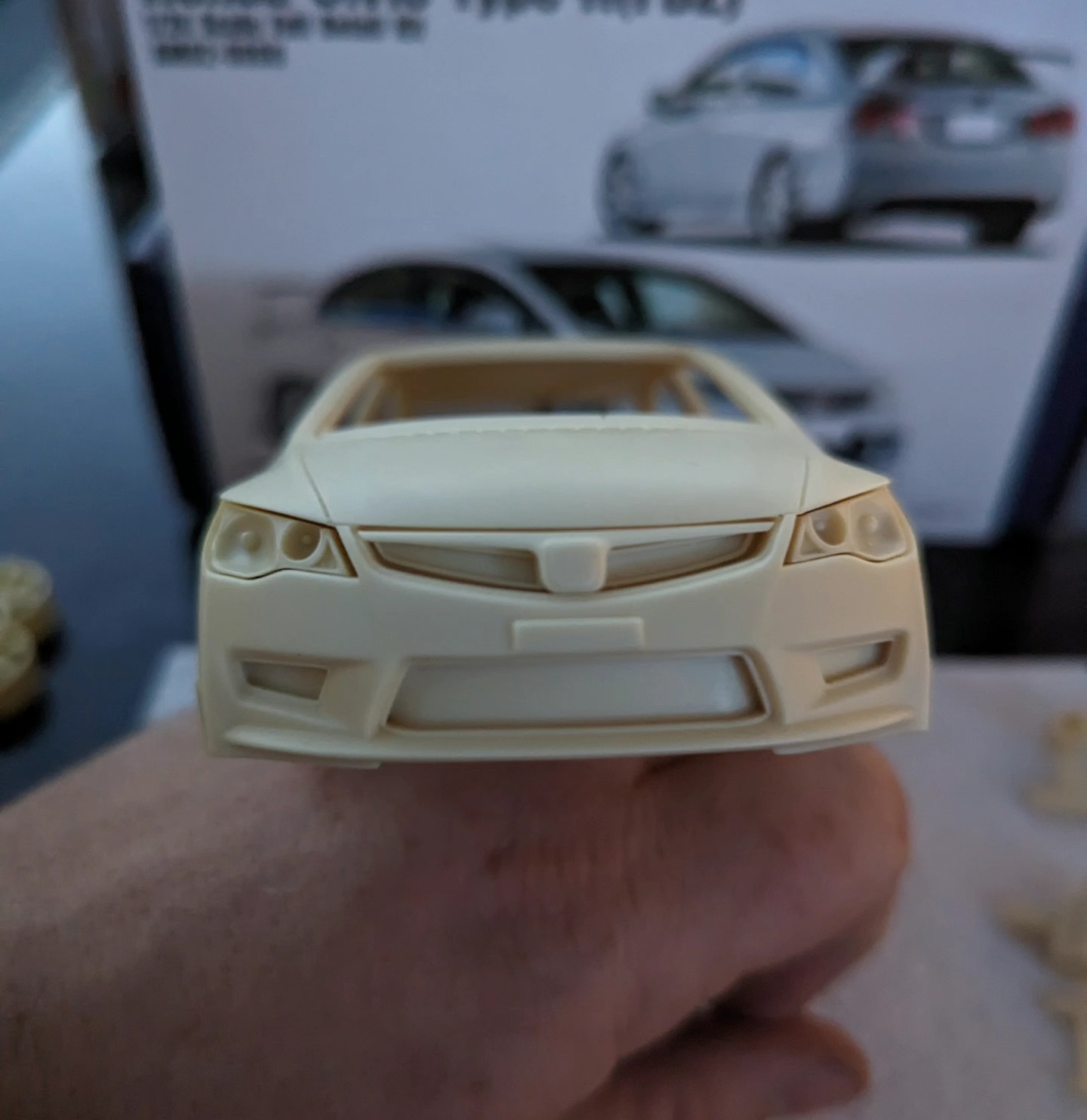 1/24 Scale Model Car Kit HONDA FD2 Building by Alpha Model Model master.