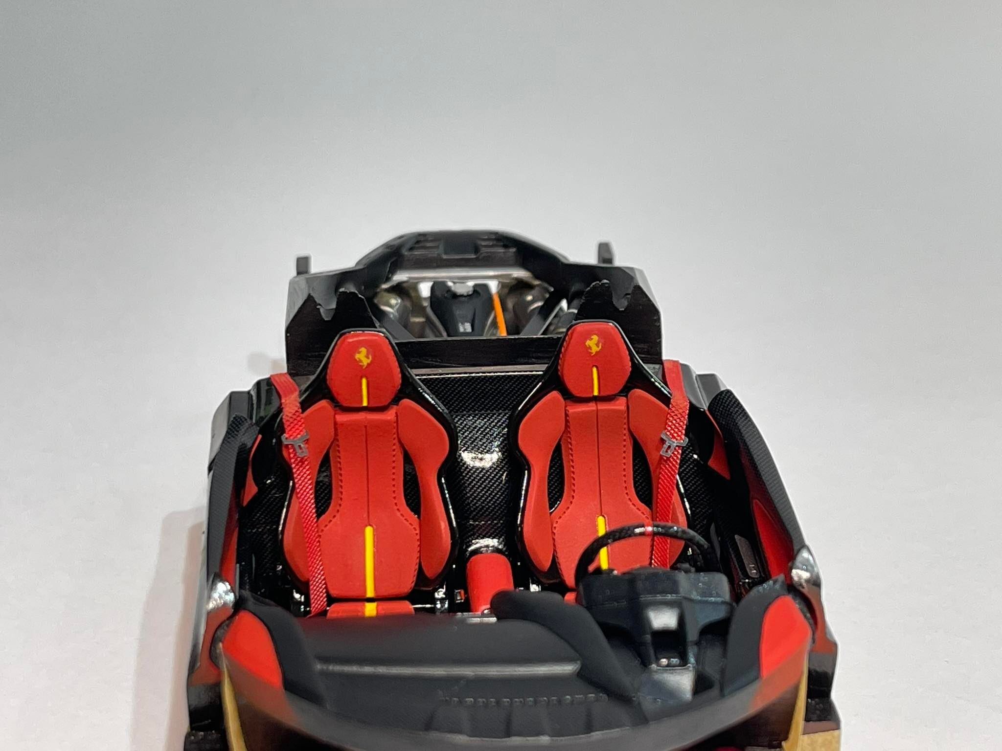 1/24 Scale Model Car Kit Ferrari SF90 Building by Alpha Model Model master.