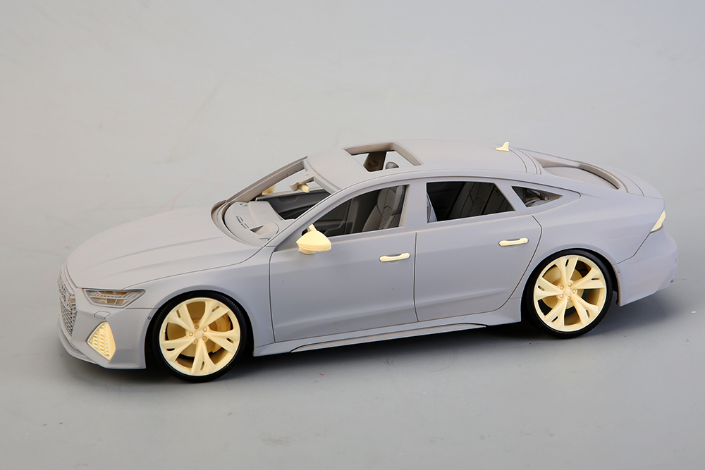 1/24 Scale Model Car Kit AUDI RS7 Building by Alpha Model Model master.