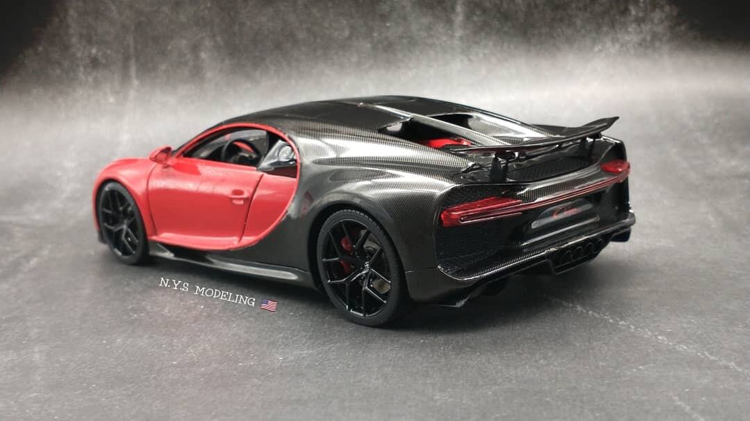1/24 Scale Model Car Kit Bugatti Chiron SPORT built by Dylan Thomas