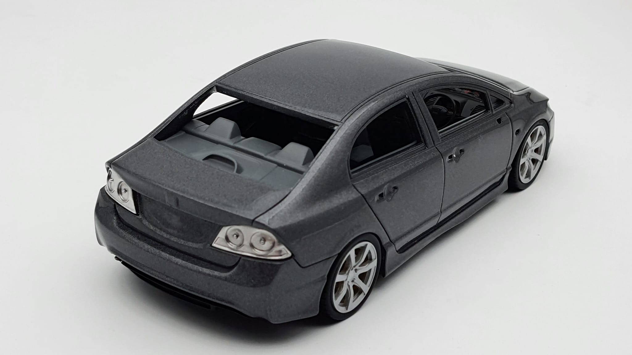 1/24 Scale Model Car Kit HONDA FD2 Building by Alpha Model Model master.