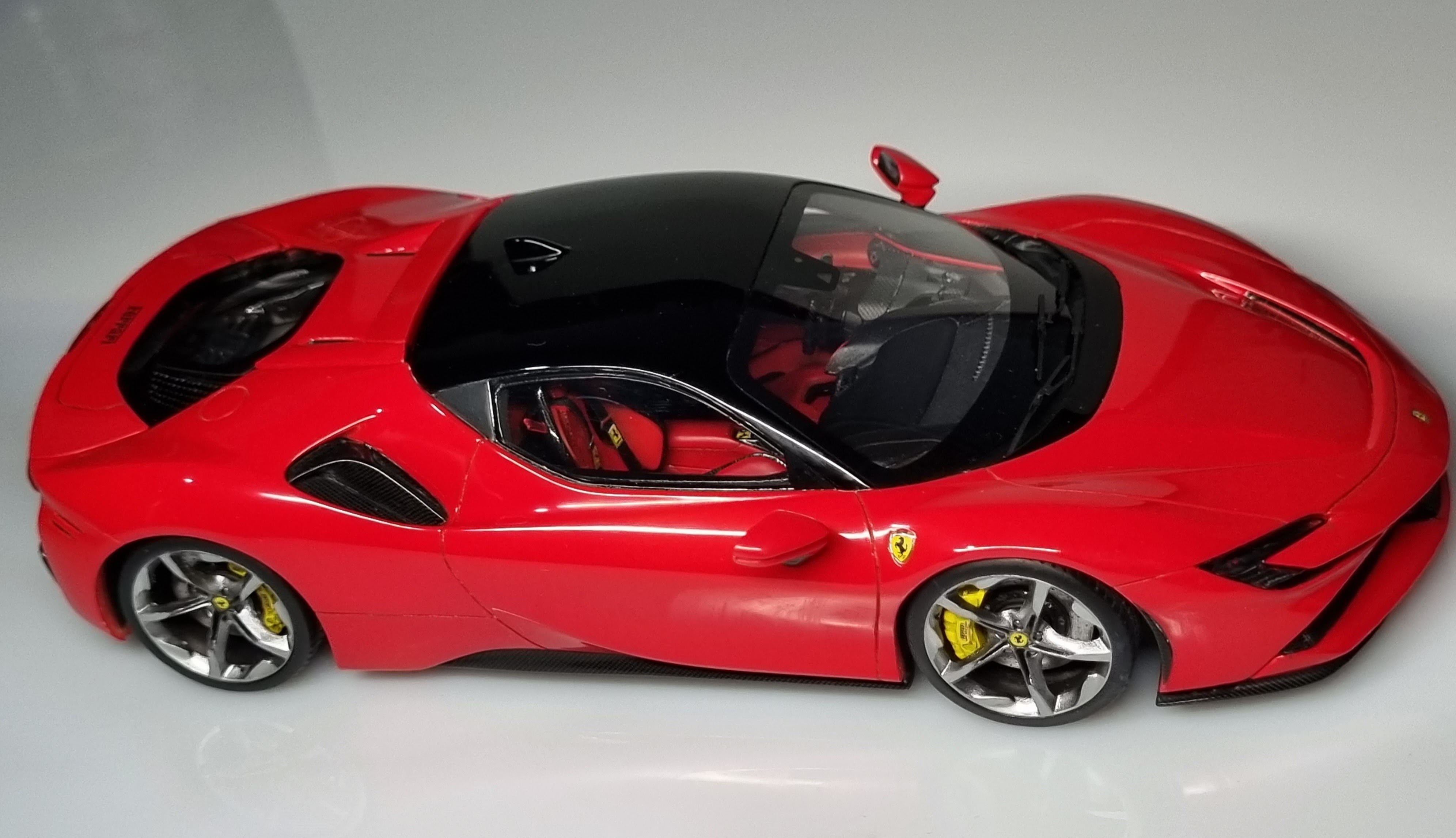 1/24 Scale Model Car Kit Ferrari SF90 Building by Alpha Model Model master.
